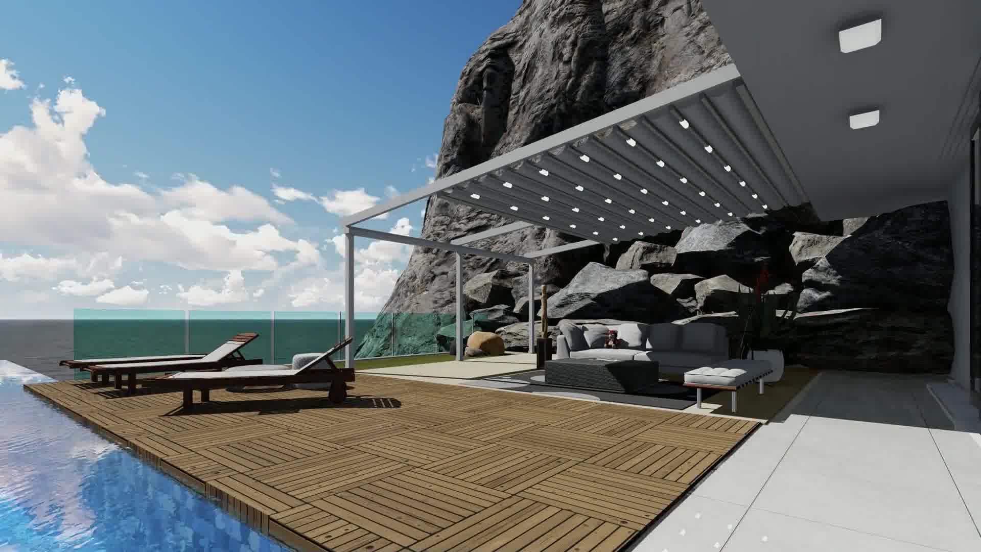 Pergola Faltdach – Flexibler Überdachung für Terrasse & Garte